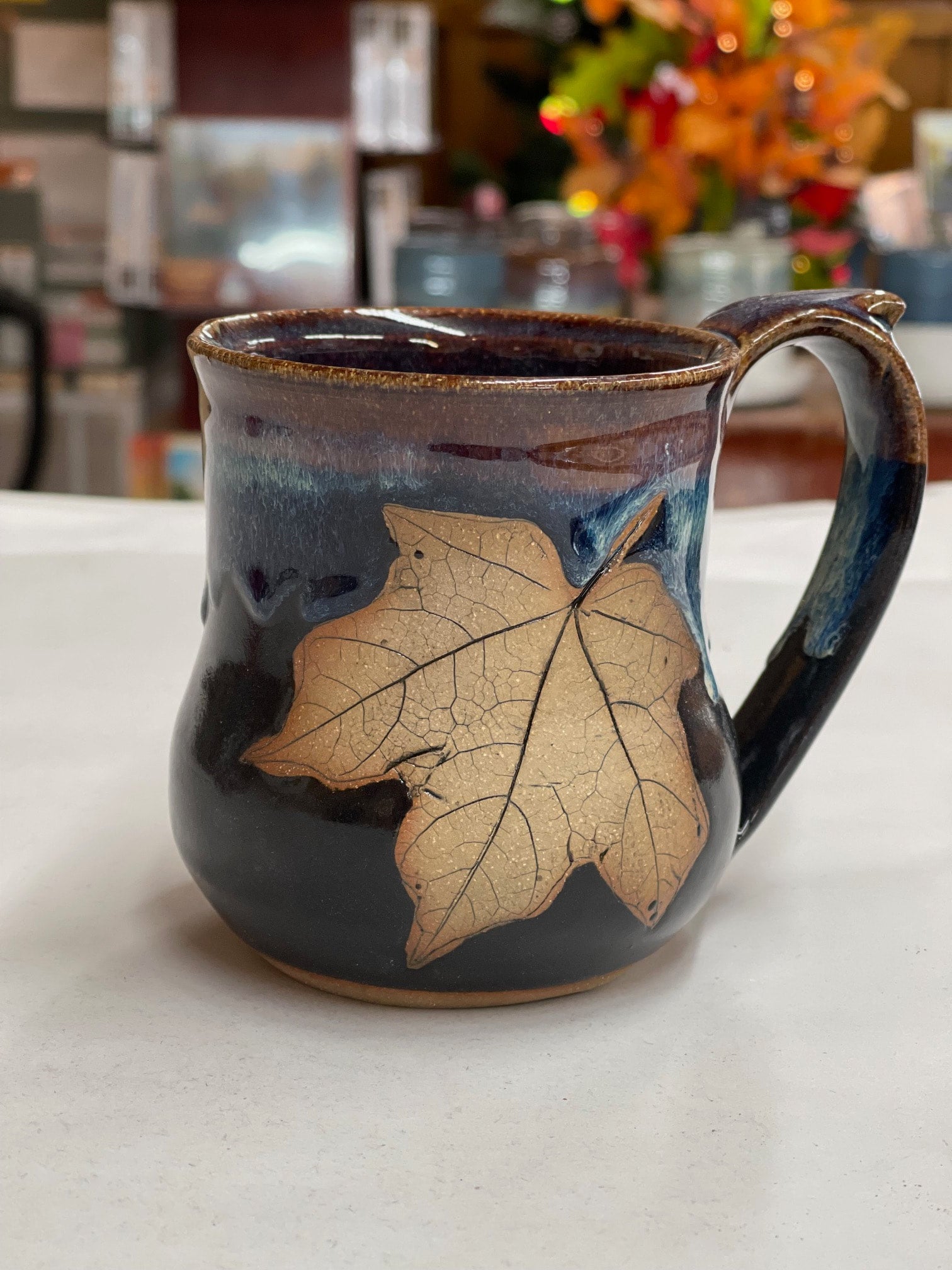 Mugs - Leaf | Pilgrim Pottery